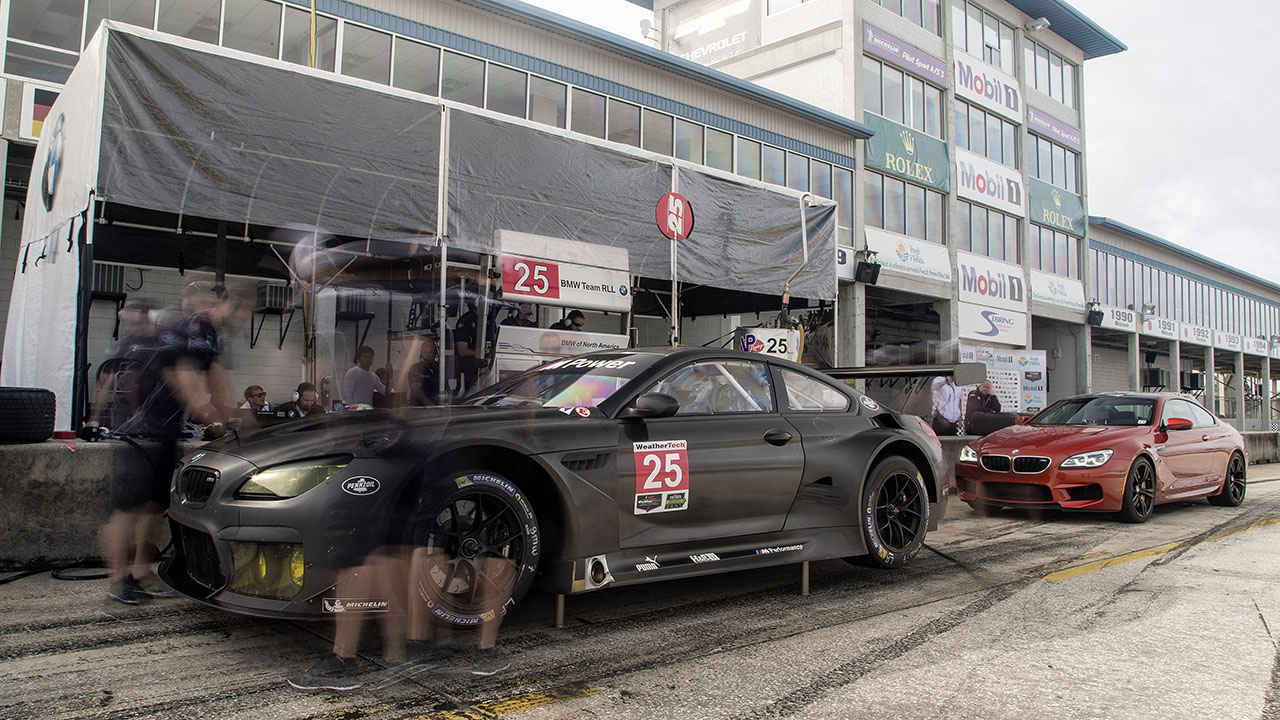 First Official Test of the new M6 GTE at Daytona International Speedway ...